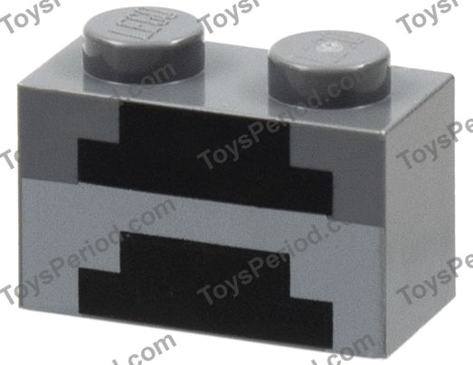 LEGO Sets with Part 3004pb161 Brick 1 x 2 with Minecraft Pixelated ...