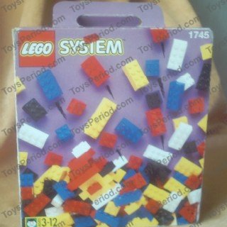 LEGO 1745 Box of Standard Bricks, 3+ Set Parts List