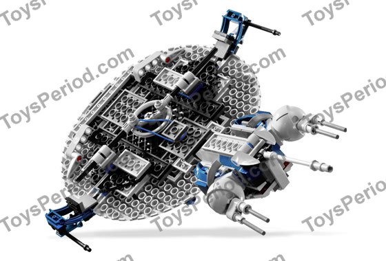 LEGO 7678 Droid Gunship Instructions and Parts List