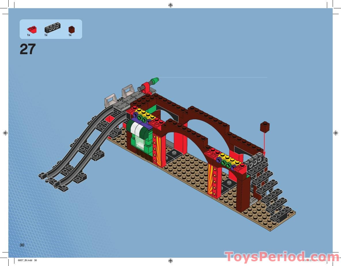 LEGO 6857 The Dynamic Duo Funhouse Escape Instructions and Parts List