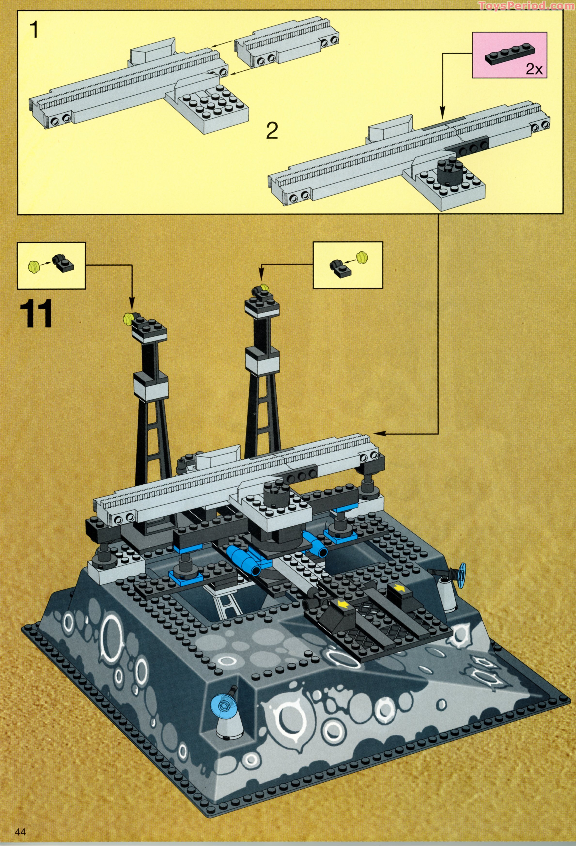 LEGO 6991 Monorail Transport Base Instructions and Parts List