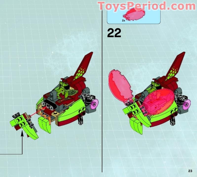 LEGO 70702 Warp Stinger Instructions and Parts List