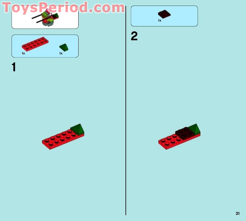 LEGO 70006 Cragger's Command Ship Instructions and Parts List