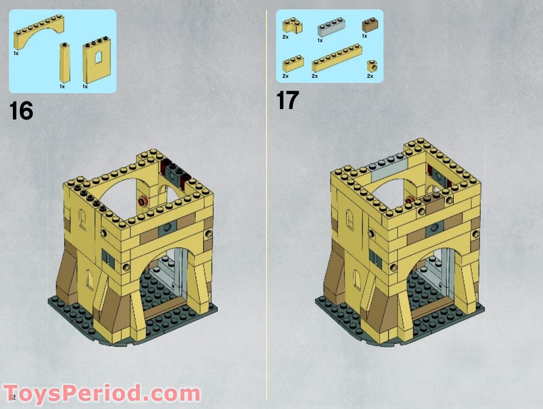 LEGO 9516 Jabba's Palace Instructions and Parts List