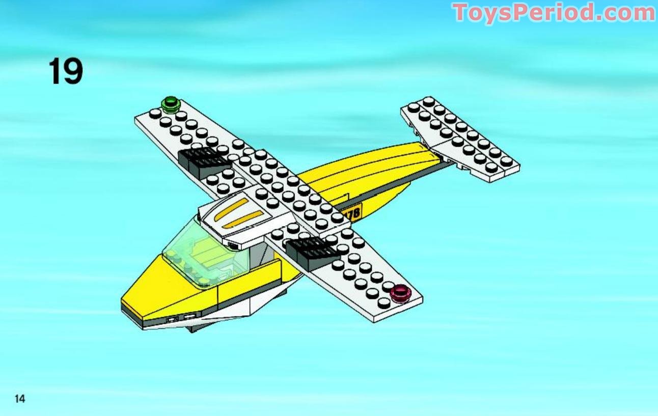 LEGO 3178 Seaplane Instructions and Parts List