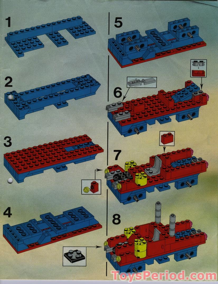 LEGO 720-1 Basic Building Set Instructions and Parts List