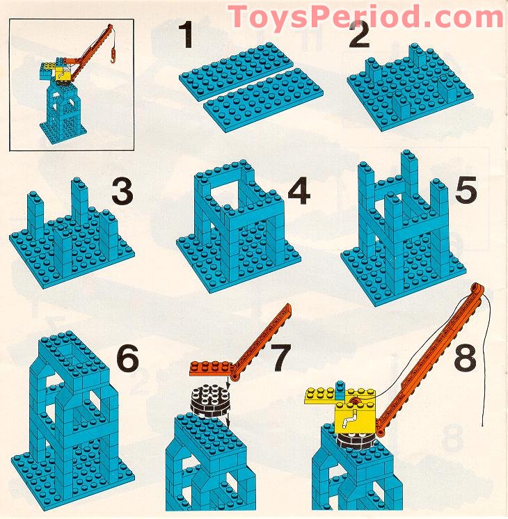 LEGO 402-1 Universal Building Set Instructions and Parts List