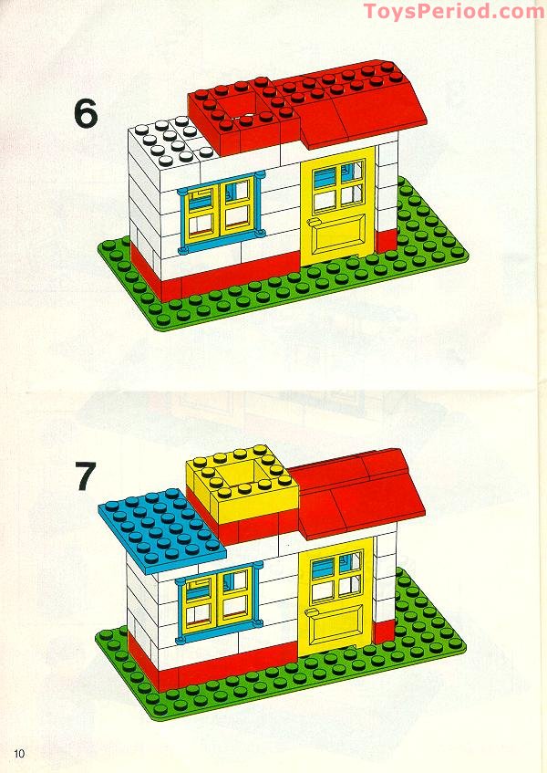 LEGO 525 Basic Building Set in Tote Pack, 5 Plus Instructions and Parts ...