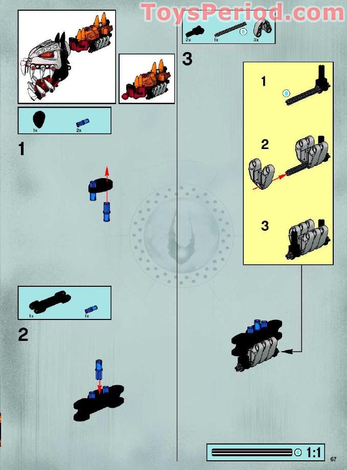 LEGO 10204 Vezon and Kardas Instructions and Parts List