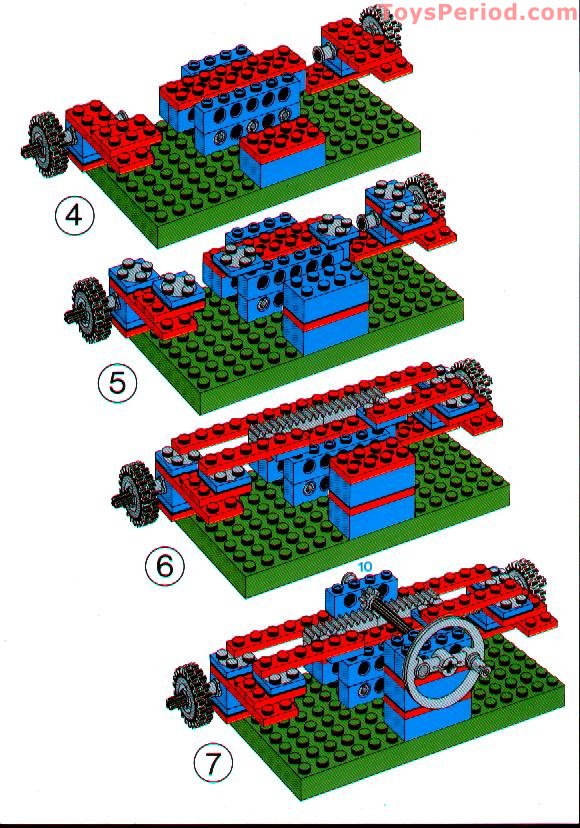 LEGO 1031 Building Instructions for Set 1030 Instructions and Parts List
