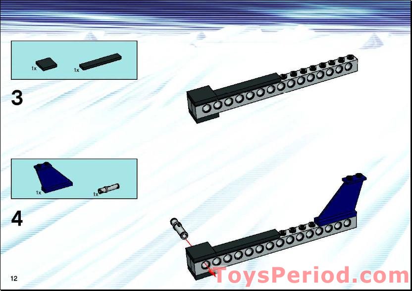 LEGO 4744 Tundra Tracker Instructions and Parts List