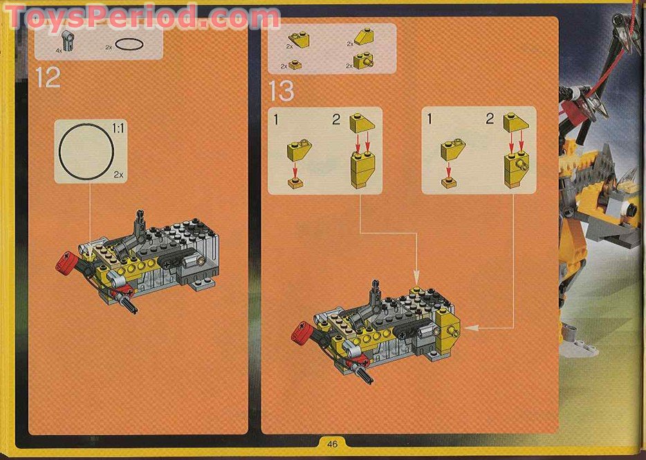 LEGO 4094 Motor Movers Instructions and Parts List