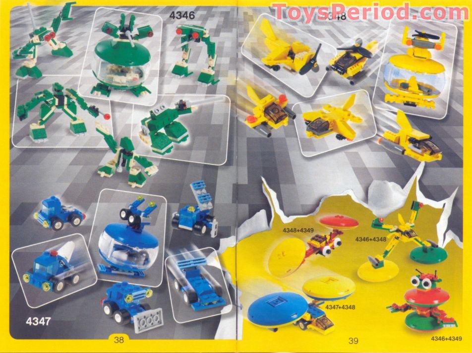LEGO 4349-1 Wild Pod Instructions and Parts List