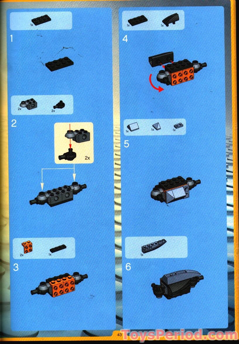 LEGO 4508 Titan Xp Instructions and Parts List