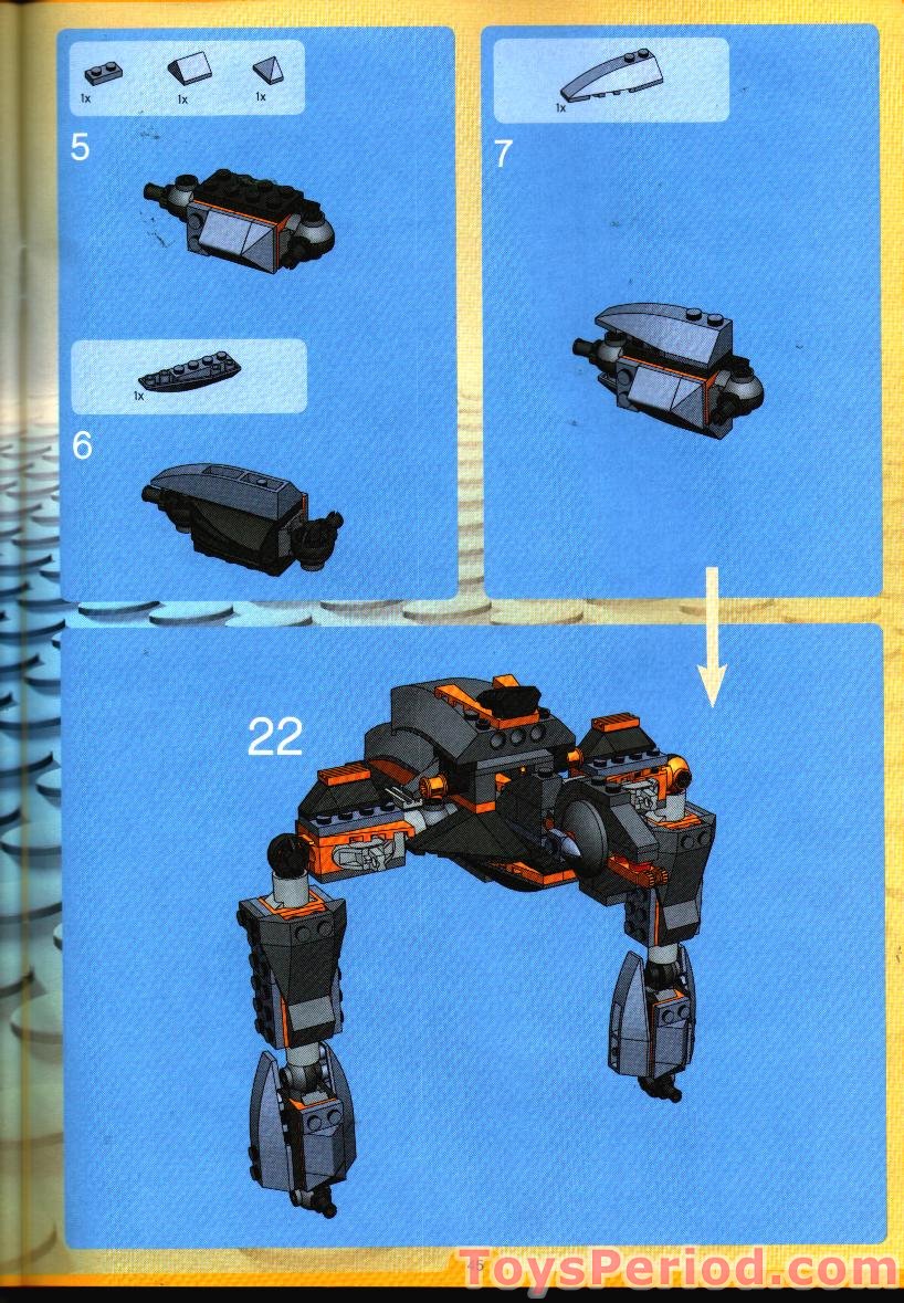 LEGO 4508 Titan Xp Instructions and Parts List