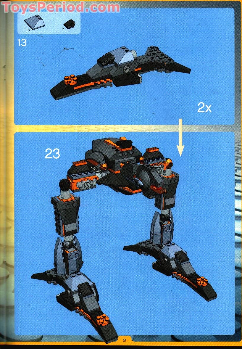 LEGO 4508 Titan Xp Instructions and Parts List