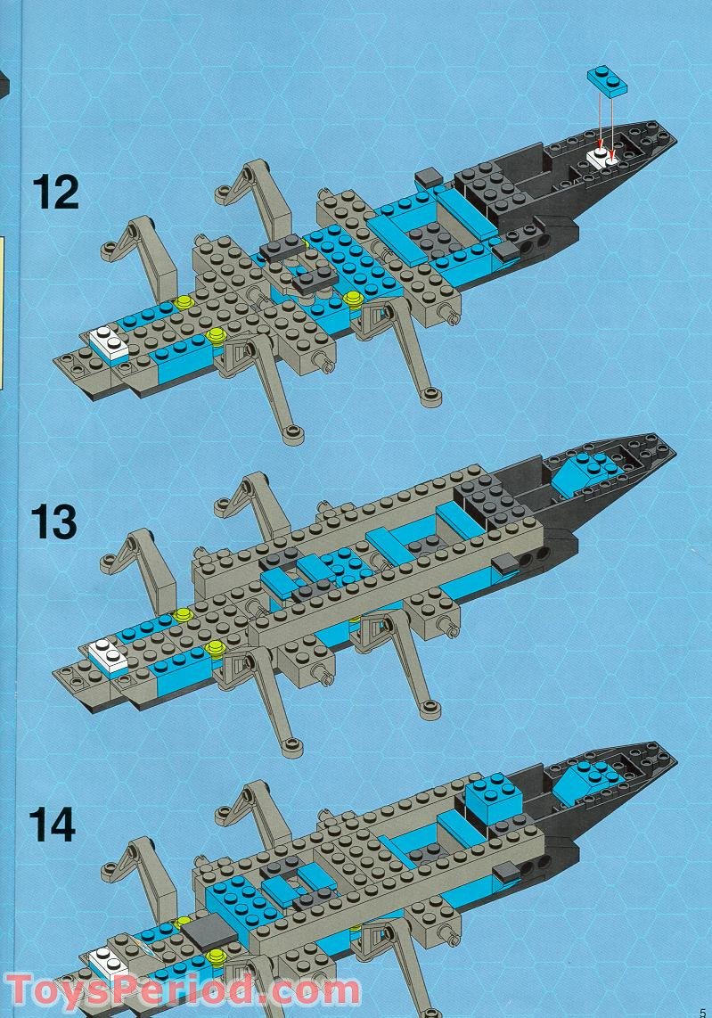 LEGO 6919 Planetary Prowler Instructions and Parts List