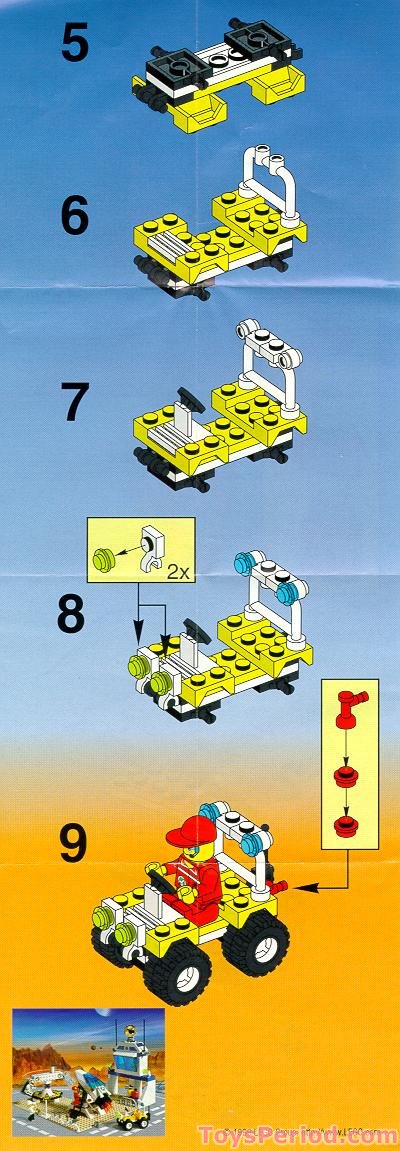 LEGO 6455 Space Simulation Station Instructions and Parts List