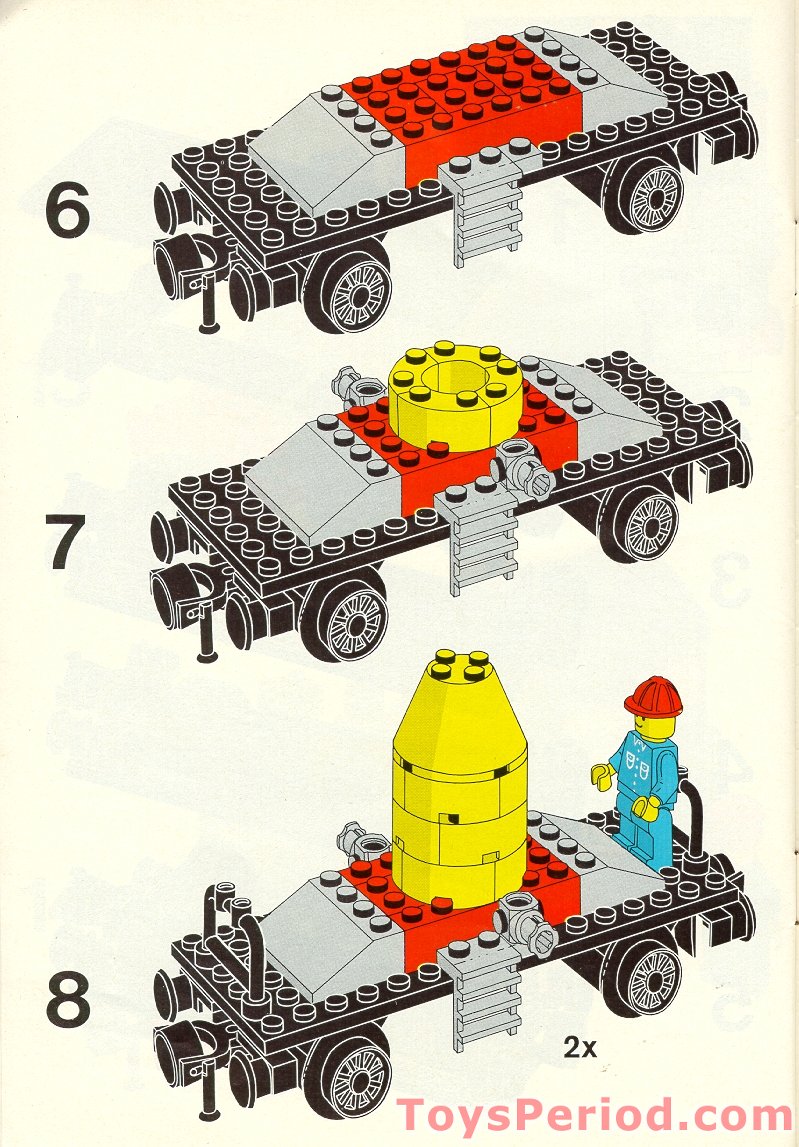 LEGO 7730 Electric Goods Train Instructions and Parts List