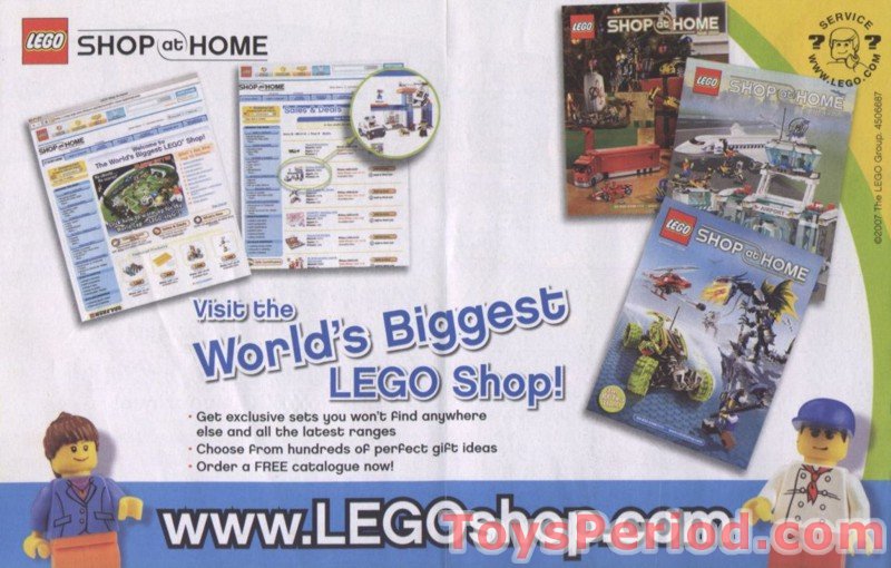 LEGO 7771 Angler Ambush Instructions and Parts List