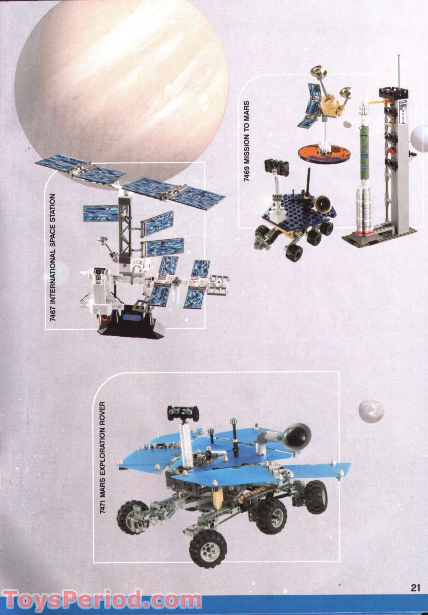 LEGO 7468 Saturn V Moon Mission Instructions and Parts List