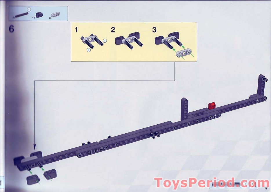 LEGO 8653 Enzo Ferrari 1:10 Instructions and Parts List