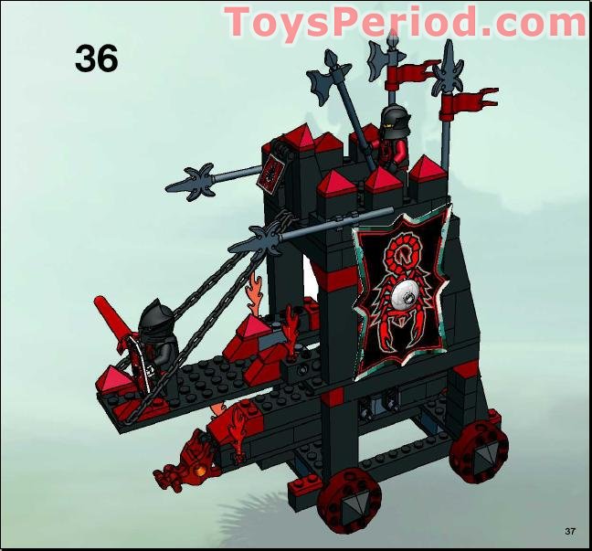 LEGO 8800 Vladek's Siege Engine Instructions and Parts List