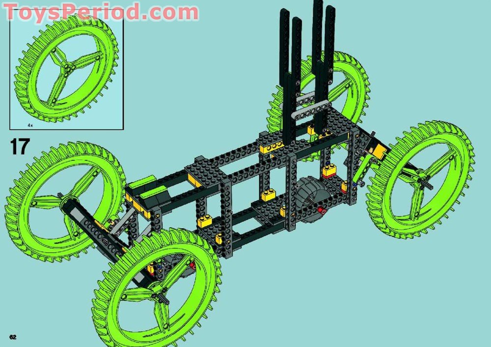 LEGO 8108 Mobile Devastator Instructions and Parts List