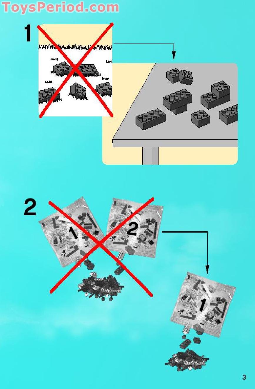 LEGO 8114 Chameleon Hunter Instructions and Parts List