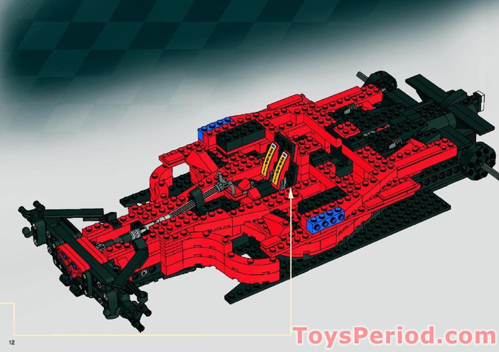LEGO 8157 Ferrari F1 1:9 Instructions and Parts List