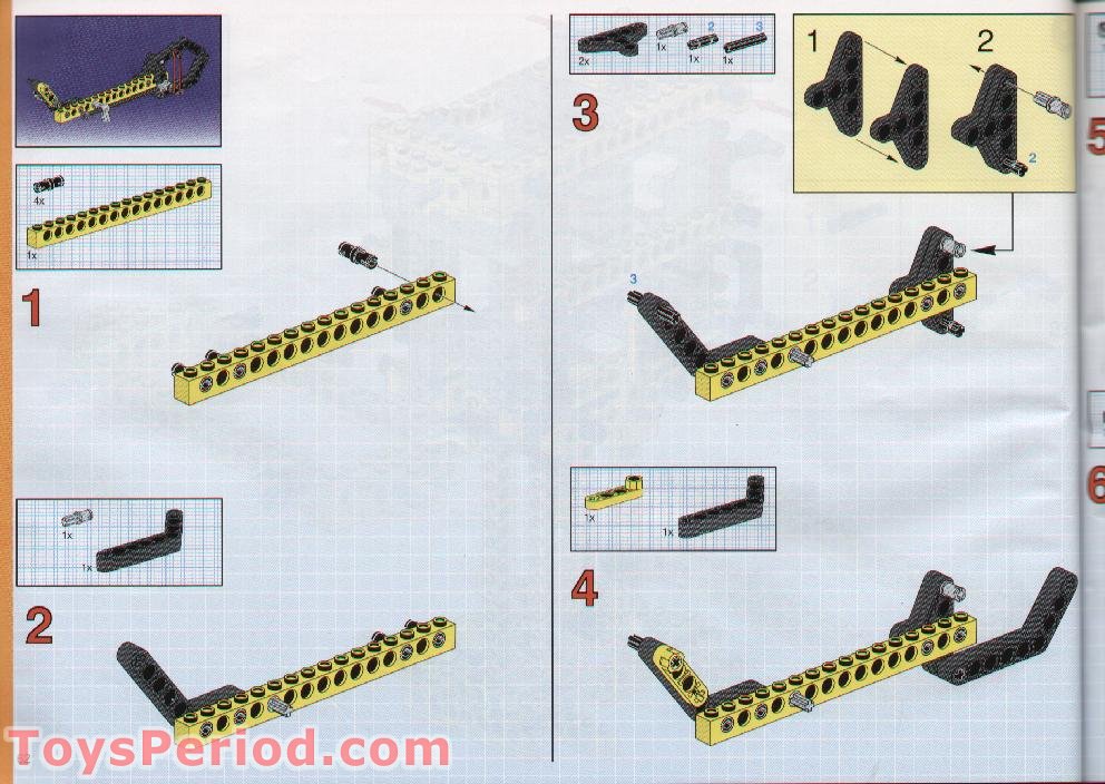 LEGO 8277 Giant Model Set Instructions and Parts List