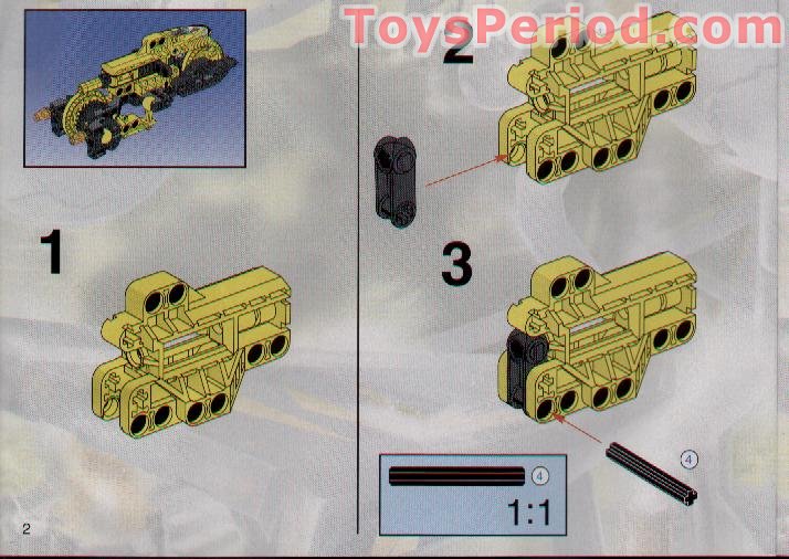 LEGO 8514 Power Instructions and Parts List