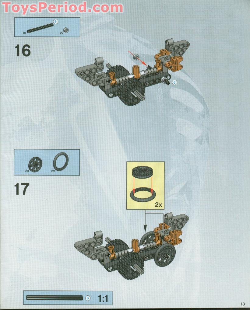 LEGO 8595 Takua and Pewku Instructions and Parts List