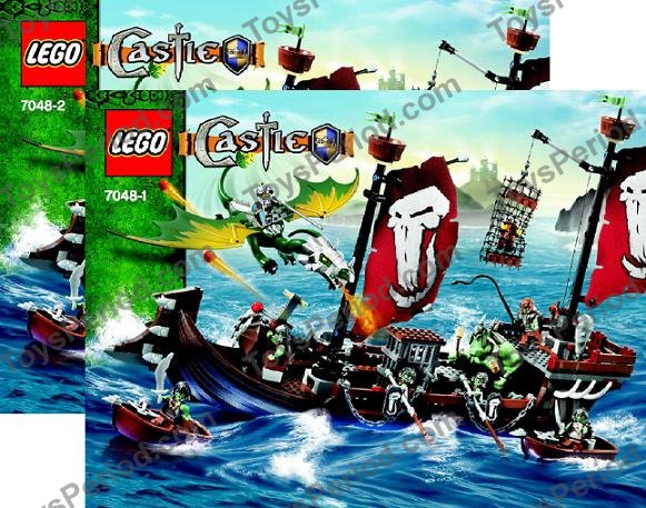 LEGO 7048 Troll Warship Instructions and Parts List