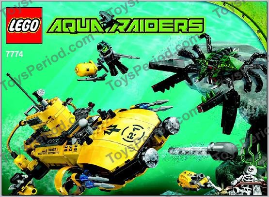 LEGO 7774 Crab Crusher Instructions and Parts List