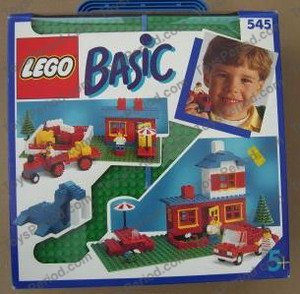 LEGO 545-1 Build-N-Store Chest, 5 Plus Instructions and Parts List