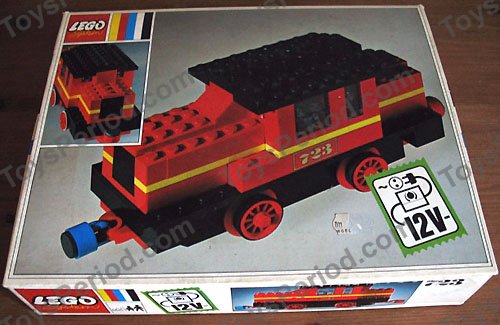 LEGO 723-1 Diesel Locomotive Instructions and Parts List