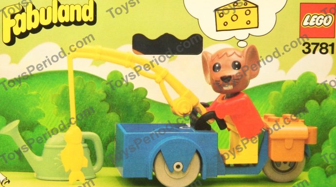 LEGO 3781 Maximillian Mouse the Handyman Set Parts List
