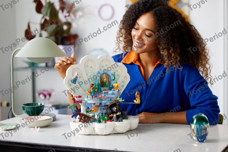 LEGO 43225 The Little Mermaid Royal Clamshell Set Parts List