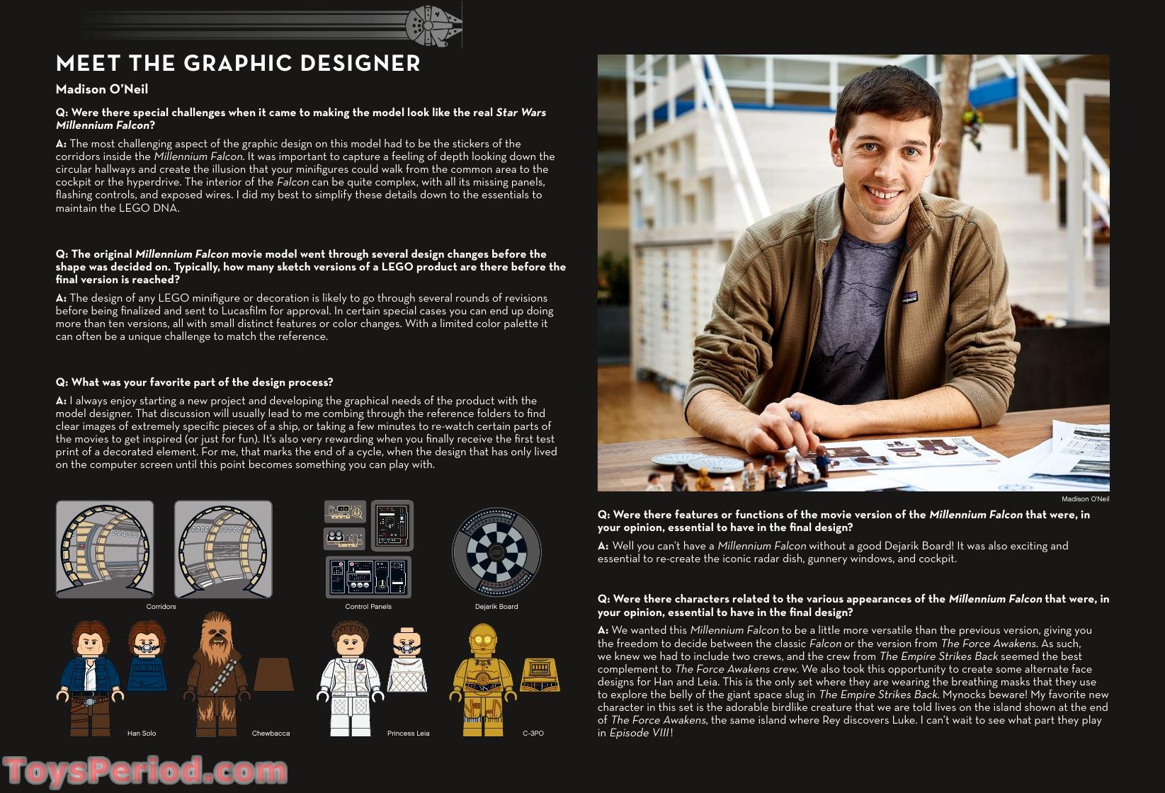 LEGO 75192 Millennium Falcon Instructions and Parts List