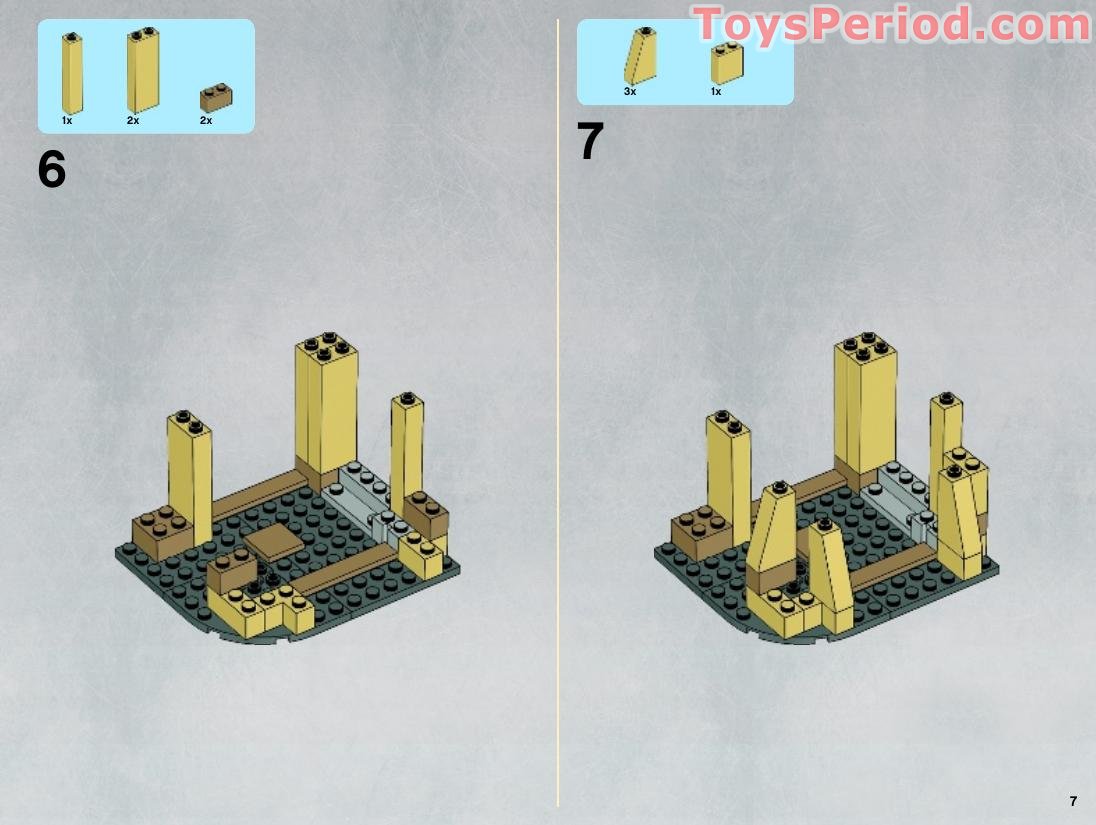 LEGO 9516 Jabba's Palace Instructions and Parts List