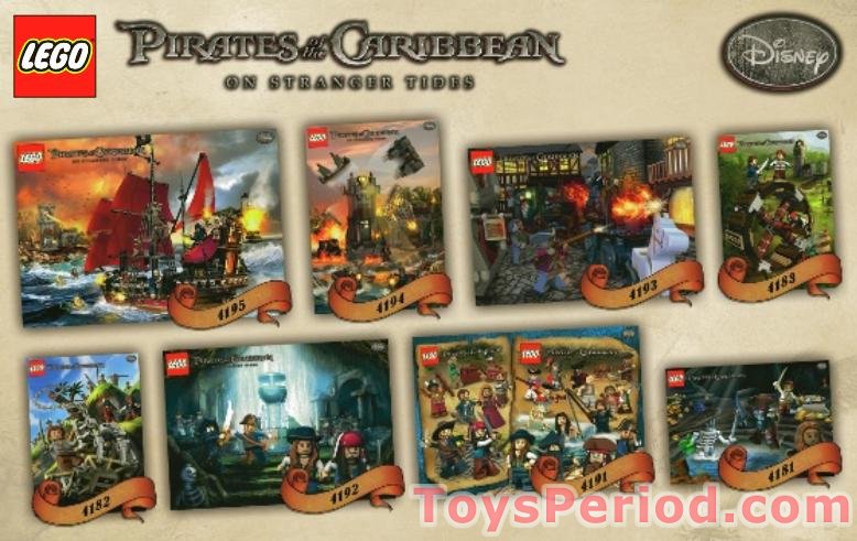 LEGO 4182 The Cannibal Escape Instructions and Parts List