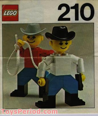 LEGO 210-1 Cowboys Instructions and Parts List