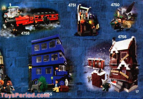 LEGO 4750 Draco's Encounter with Buckbeak Instructions and Parts List