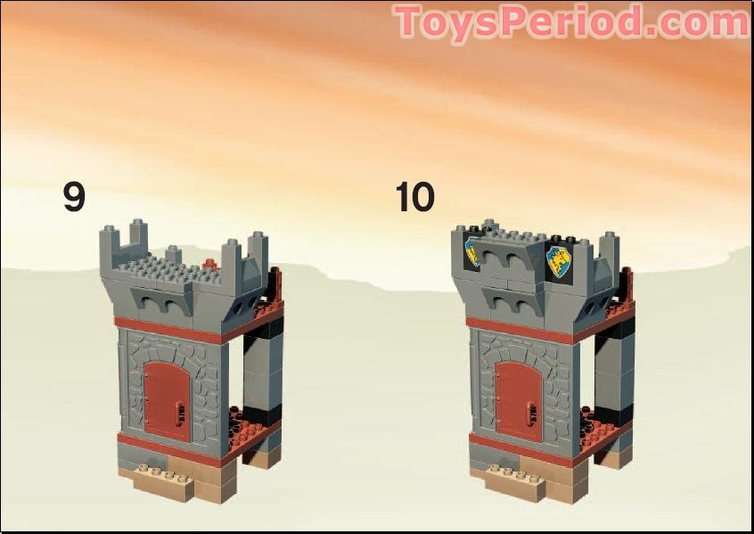 LEGO 4777 Duplo Knights' Castle Instructions and Parts List