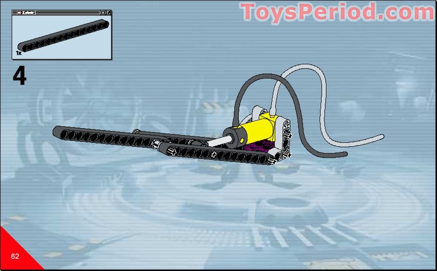 LEGO 5218 Pneumatic Pack Instructions and Parts List