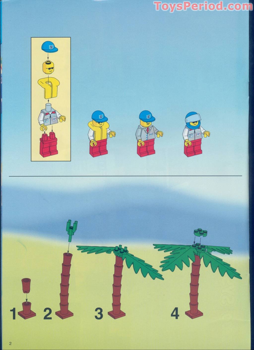 LEGO 6338 Hurricane Harbor Instructions and Parts List