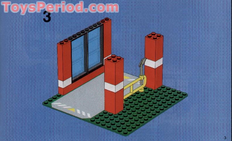 LEGO 6478 Fire Station Instructions and Parts List