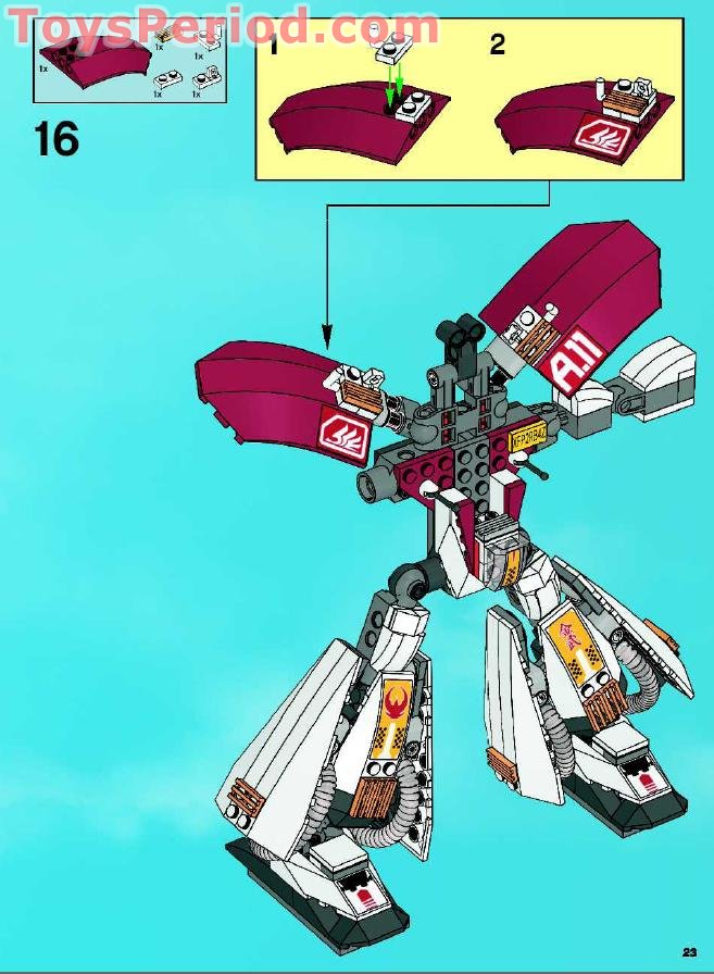 LEGO 7714 Golden Guardian (Limited Gold Edition) Instructions and Parts ...