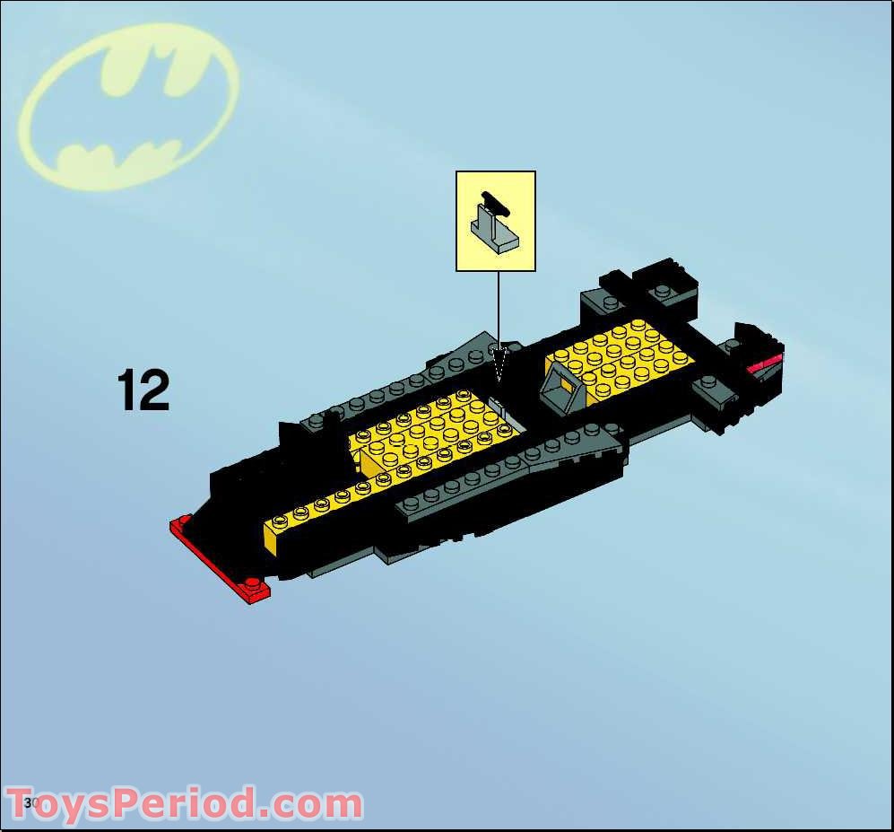 LEGO 7781 The Batmobile: Two-Face's Escape Instructions and Parts List